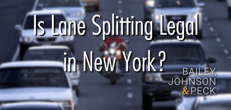 Is Lane Splitting Illegal in New York?