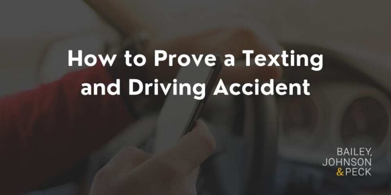 How to Prove a Texting and Driving Accident in New York
