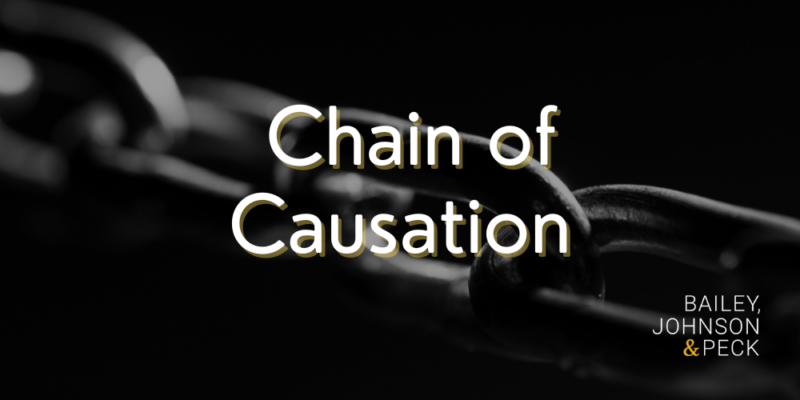 Chain of Causation, Reasonable Person, But For Test & More